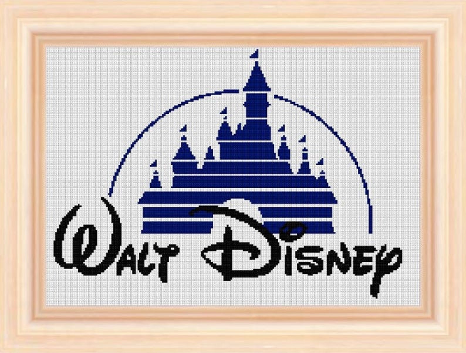 Logo Cross Stitch Pattern Cross Stitch Logo Kids Room - Etsy