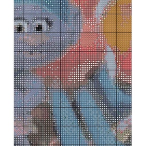 Trolls Cross Stitch Pattern Trolls Kids Room Decoration Tale Hero Cross ...