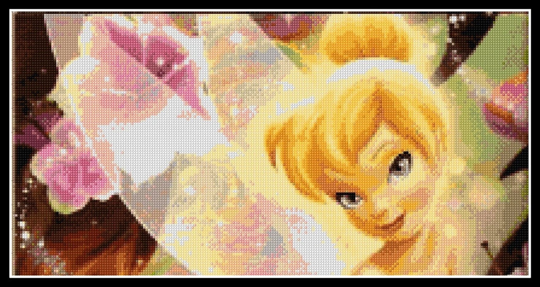 Tinkerbell and the Magic Cross Stitch Pattern Tale Heroes - Etsy