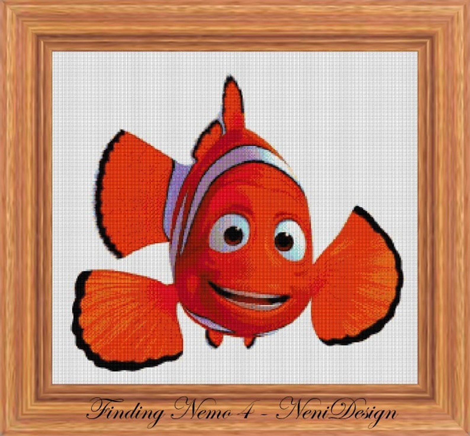 Finding Nemo 4 Nemo Cross Stitch Nemo Pattern Kids Room - Etsy