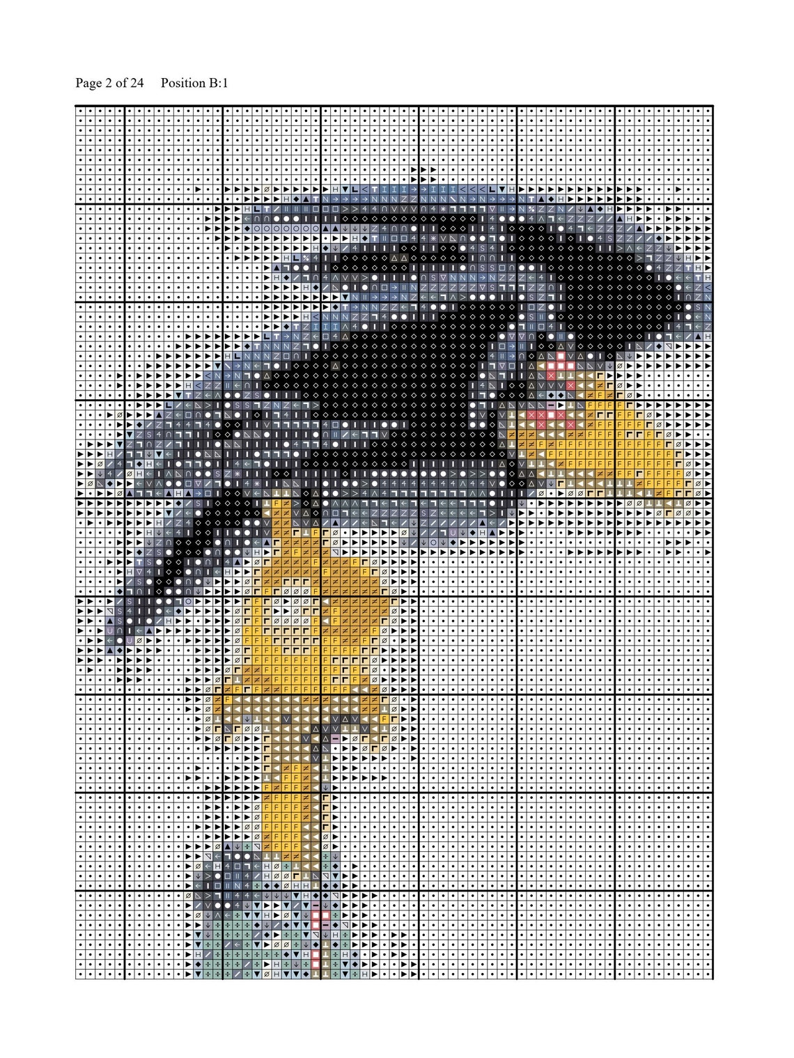 Maleficent Full Figure Cross Stitch Pattern DIY Maleficent | Etsy