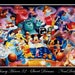Mickey and Minnie Are Parachuting Cross Stitch Pattern DIY Mickey DIY ...