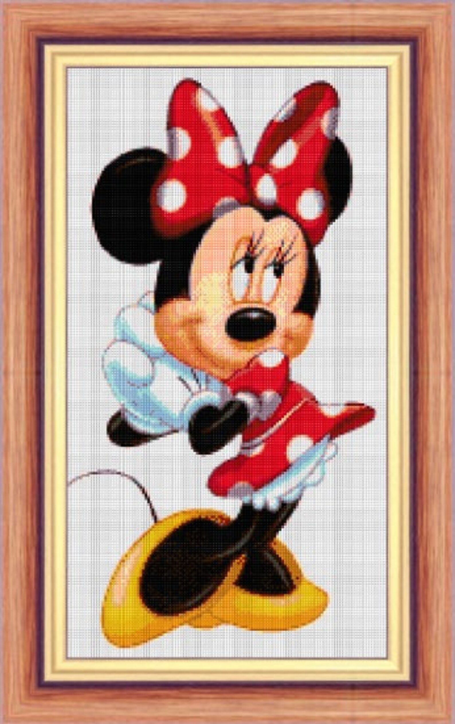 Minnie Mouse Collection Cross Stitch Pattern DIY Minnie Mouse - Etsy