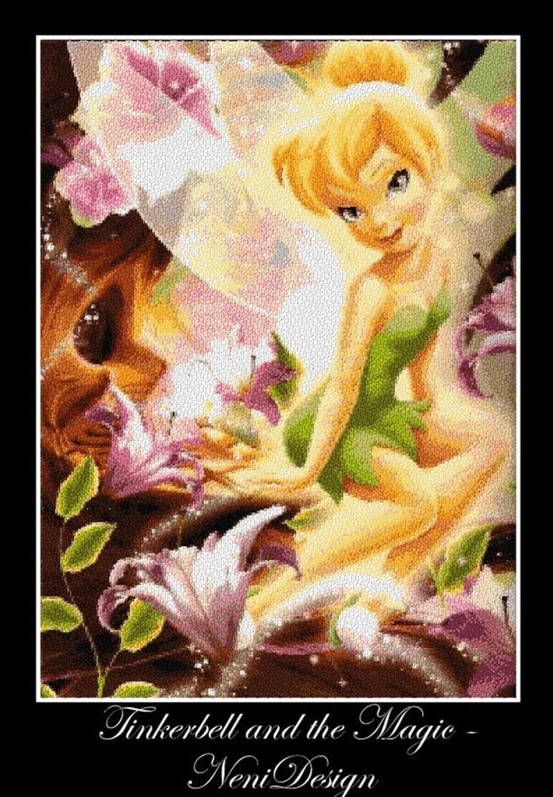 Tinkerbell and the Magic Cross Stitch Pattern Tale Heroes Cross Stitch ...