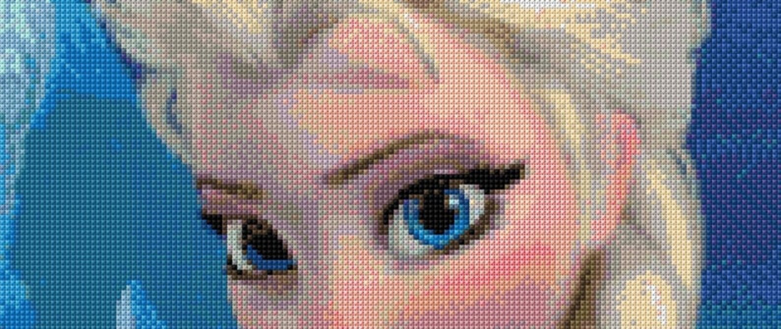 Elsa Cross Stitch Pattern Elsa Pattern DIY Frozen Cross Stitch - Etsy