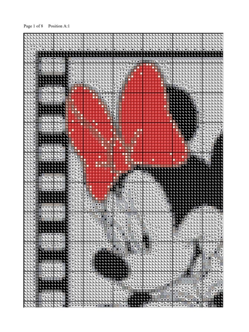 Minnie Film Strip Cross Stitch Pattern Minnie Mouse Cross - Etsy