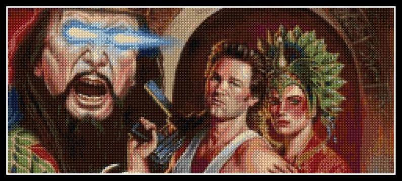 Big Trouble in Little China Cross Stitch Pattern Little China - Etsy