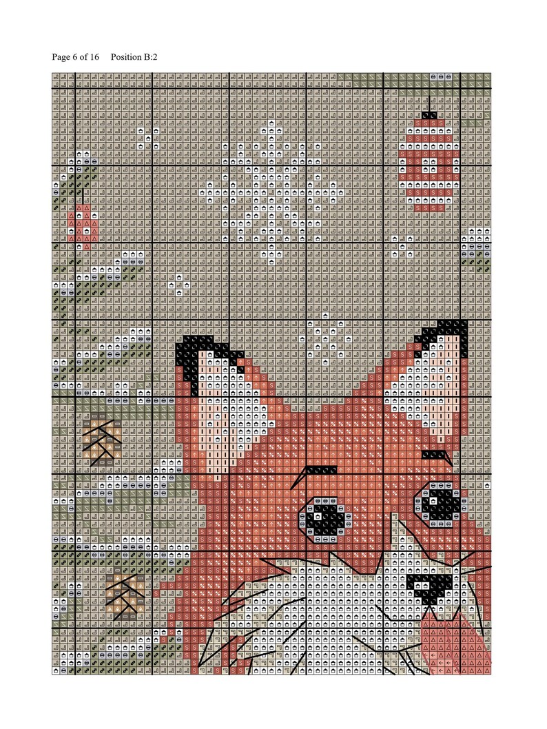 Cute Fox Christmas Stocking 2 Cross Stitch Pattern Christmas - Etsy