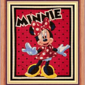 Minnie Mouse Collection Cross Stitch Pattern DIY Minnie Mouse Tale ...