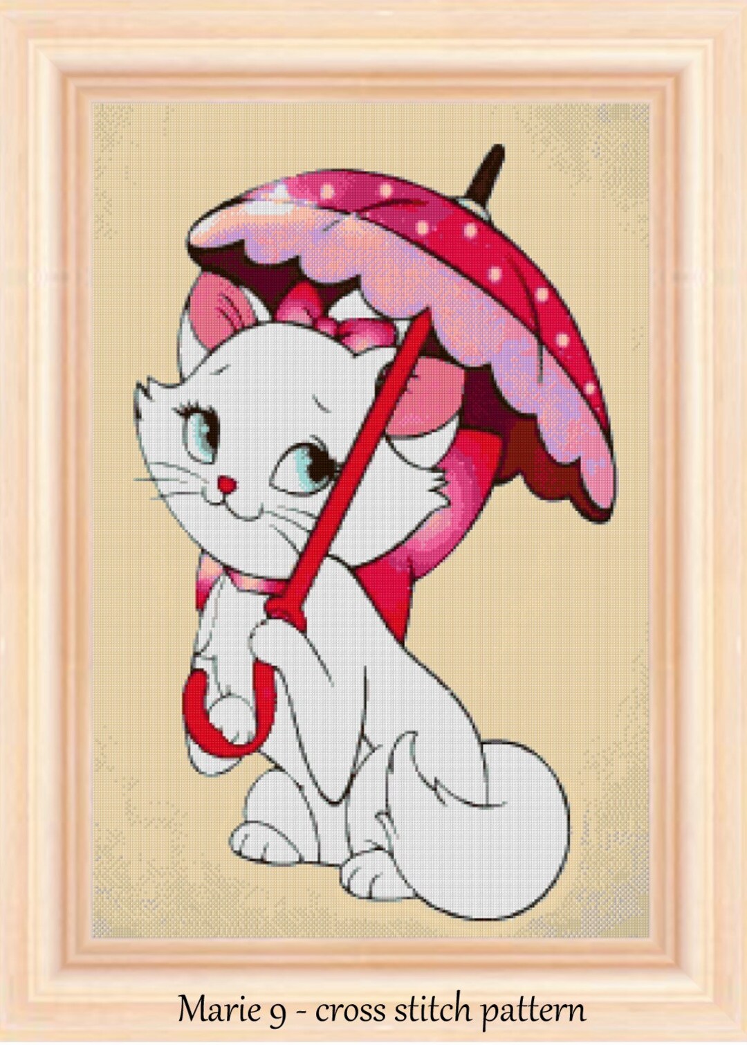 Marie 9 Cross Stitch Pattern Cross Stitch Marie Cross Stitch Kids Room ...