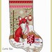 Cute Fox Christmas Stocking 2 Cross Stitch Pattern Christmas Pattern ...