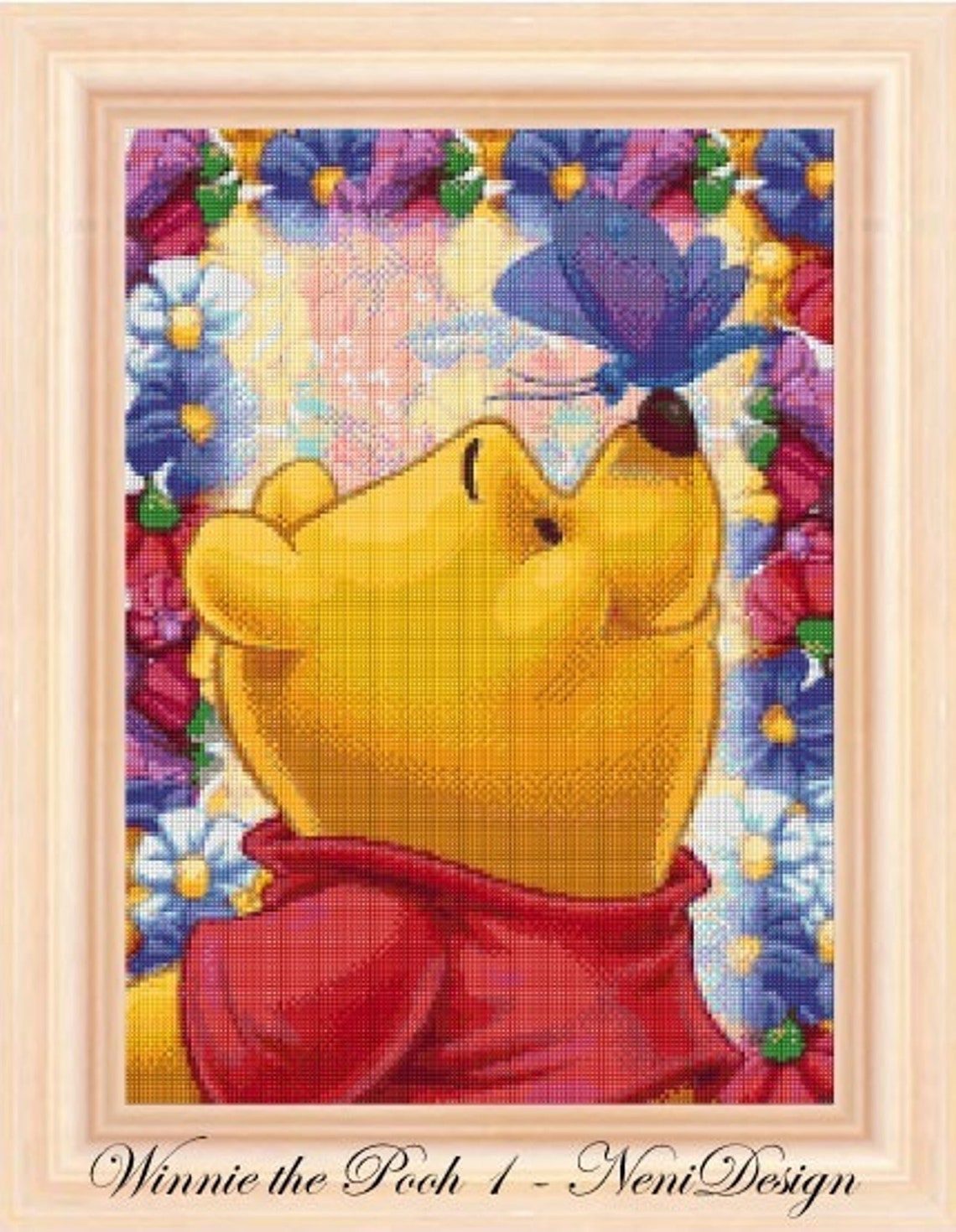 Winnie the Pooh 1 Cross Stitch Pattern Winnie the Pooh Kids - Etsy