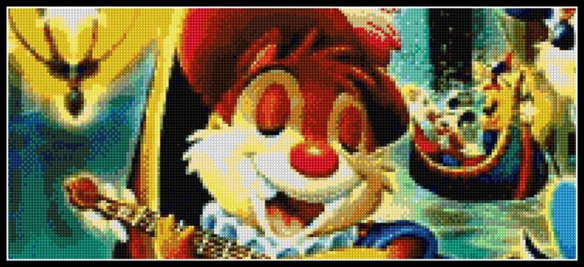 Chip and Dale in Gondola Cross Stitch Pattern Cross Stitch Chip and ...