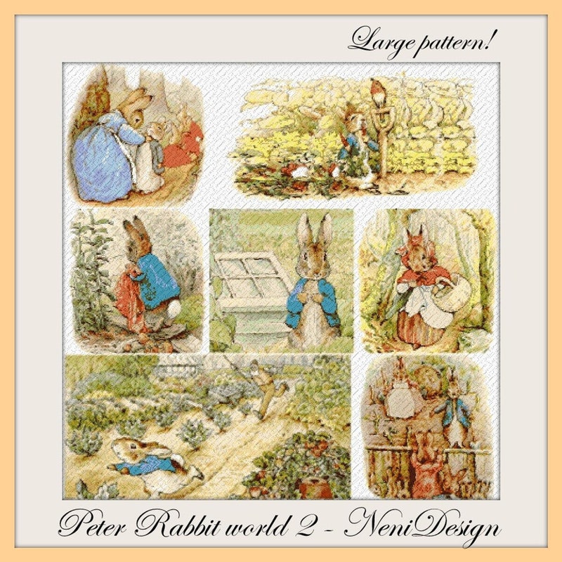 Peter Rabbit Pattern - Etsy