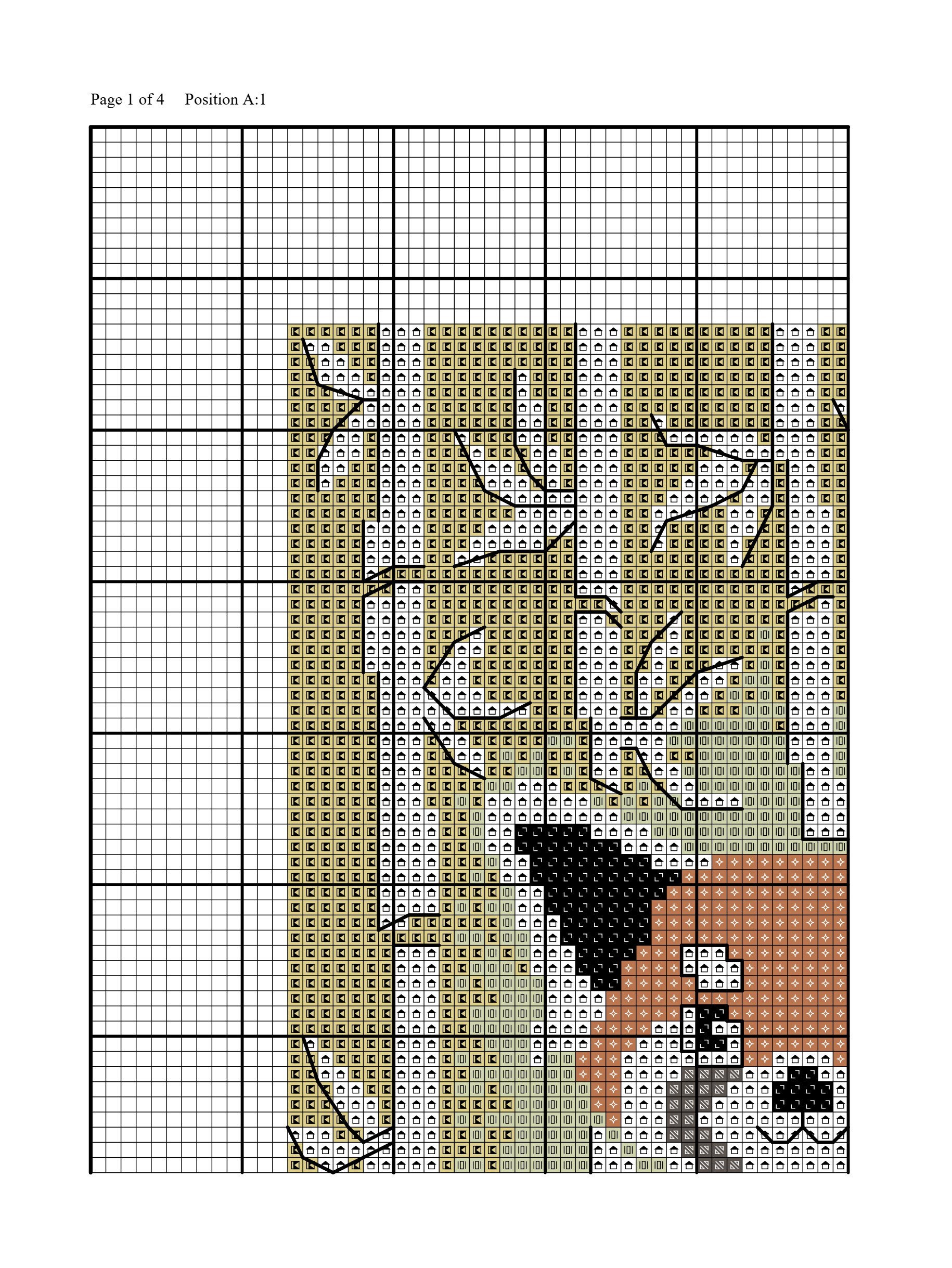 Red Panda Cross Stitch Pattern Jungle Animal Cross Stitch - Etsy