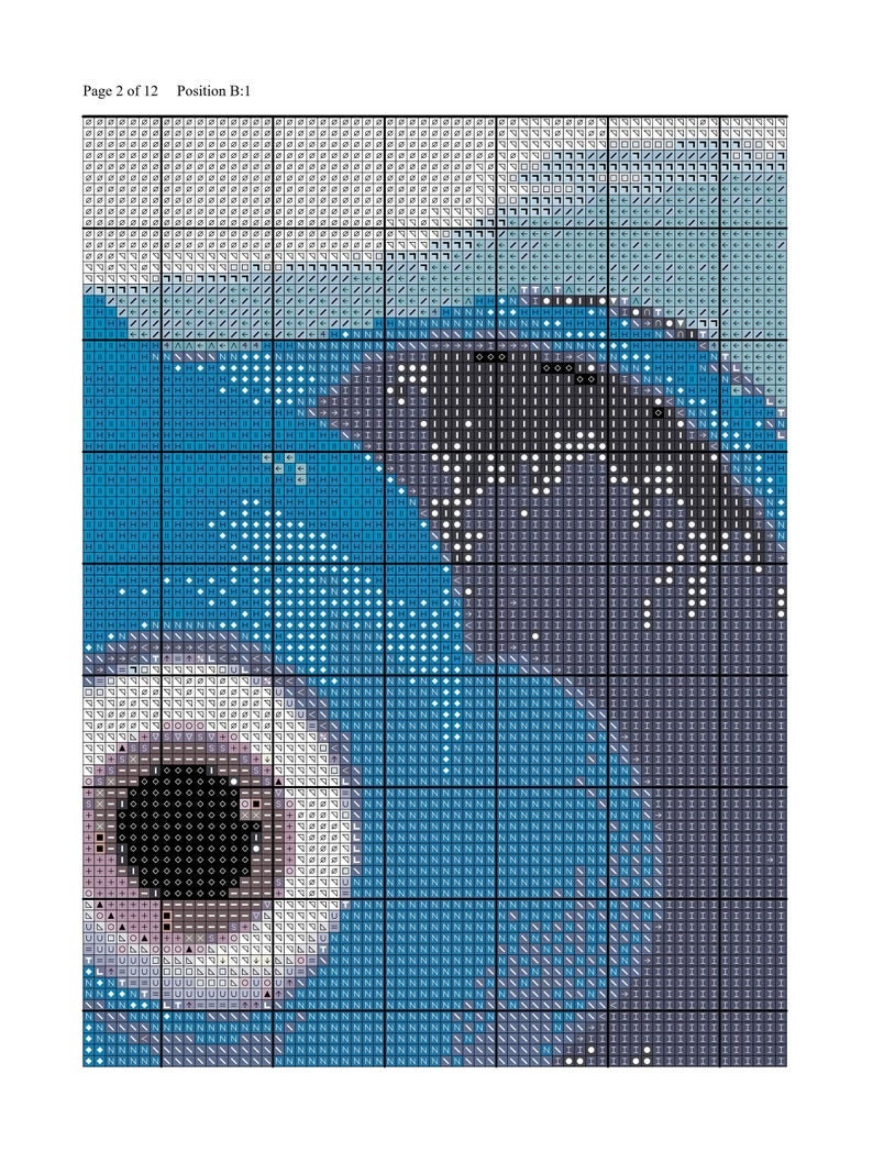 Finding Dory and Nemo Cross Stitch Patern Kids Room Decoration - Etsy