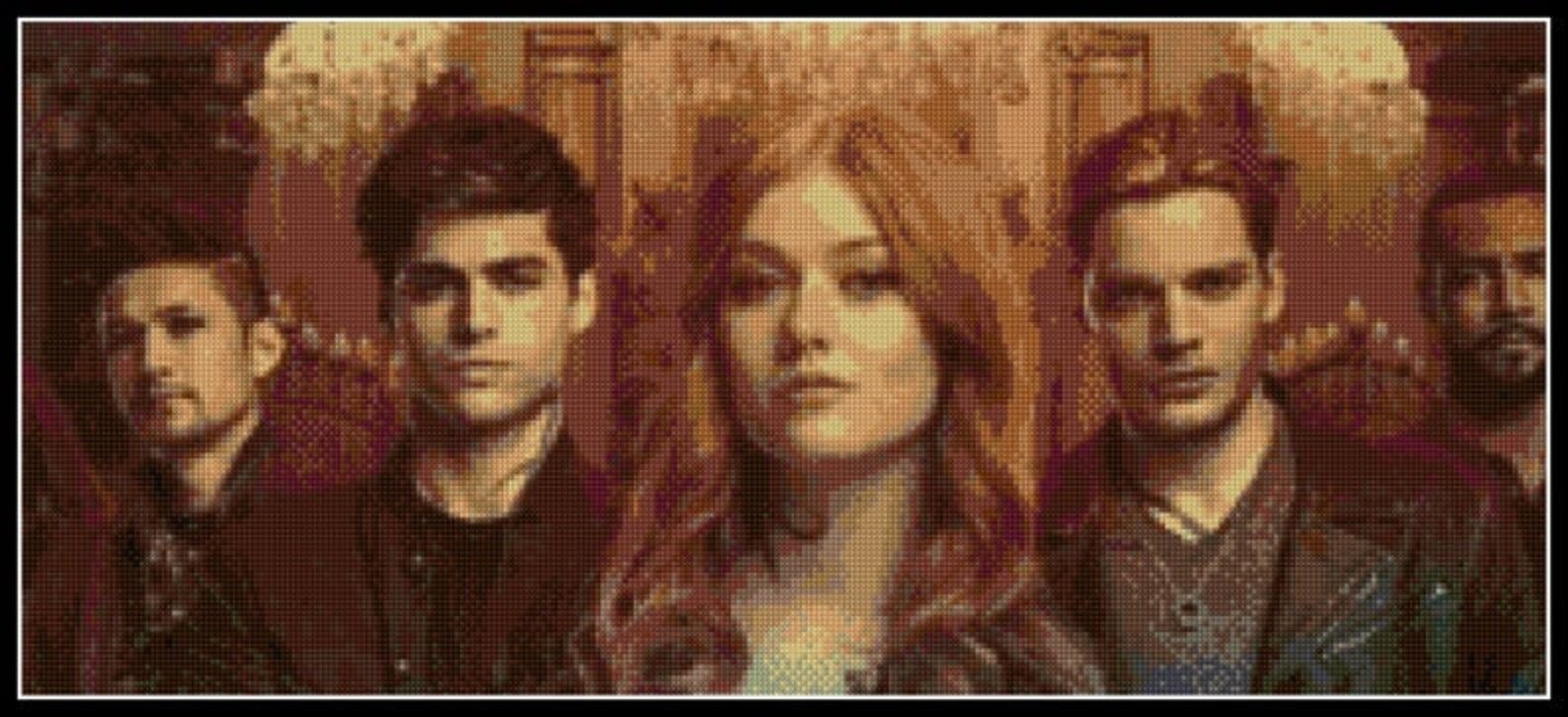 Shadowhunters Cross Stitch Pattern Shadowhunters Pattern - Etsy