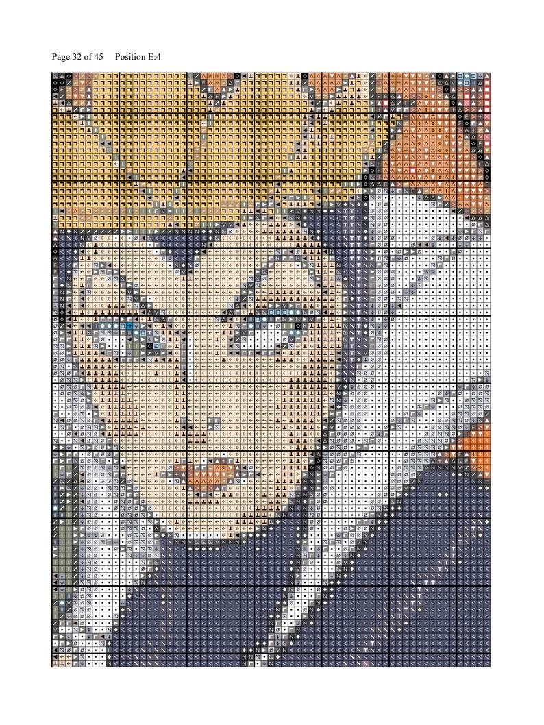 10 Villains Cross Stitch Pattern DIY Villains Pattern Kids - Etsy UK