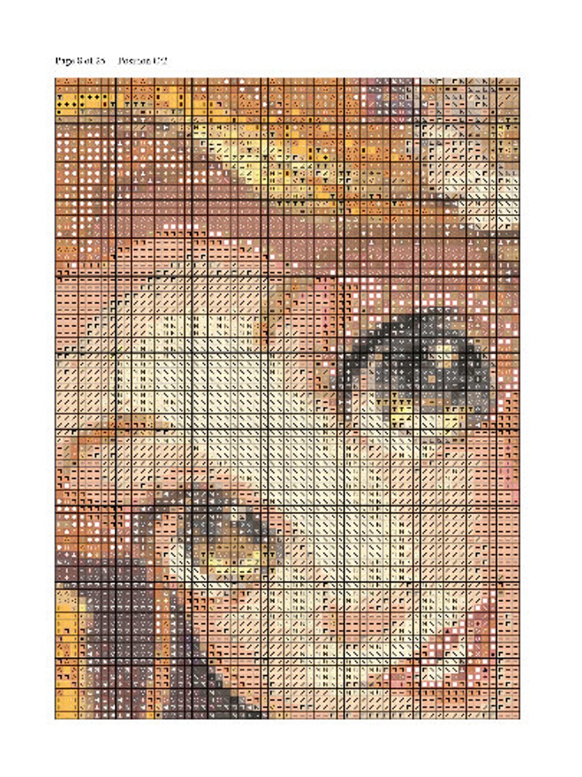 Beautiful Tangled Cross Stitch Pattern Tangled Cross Stitch | Etsy