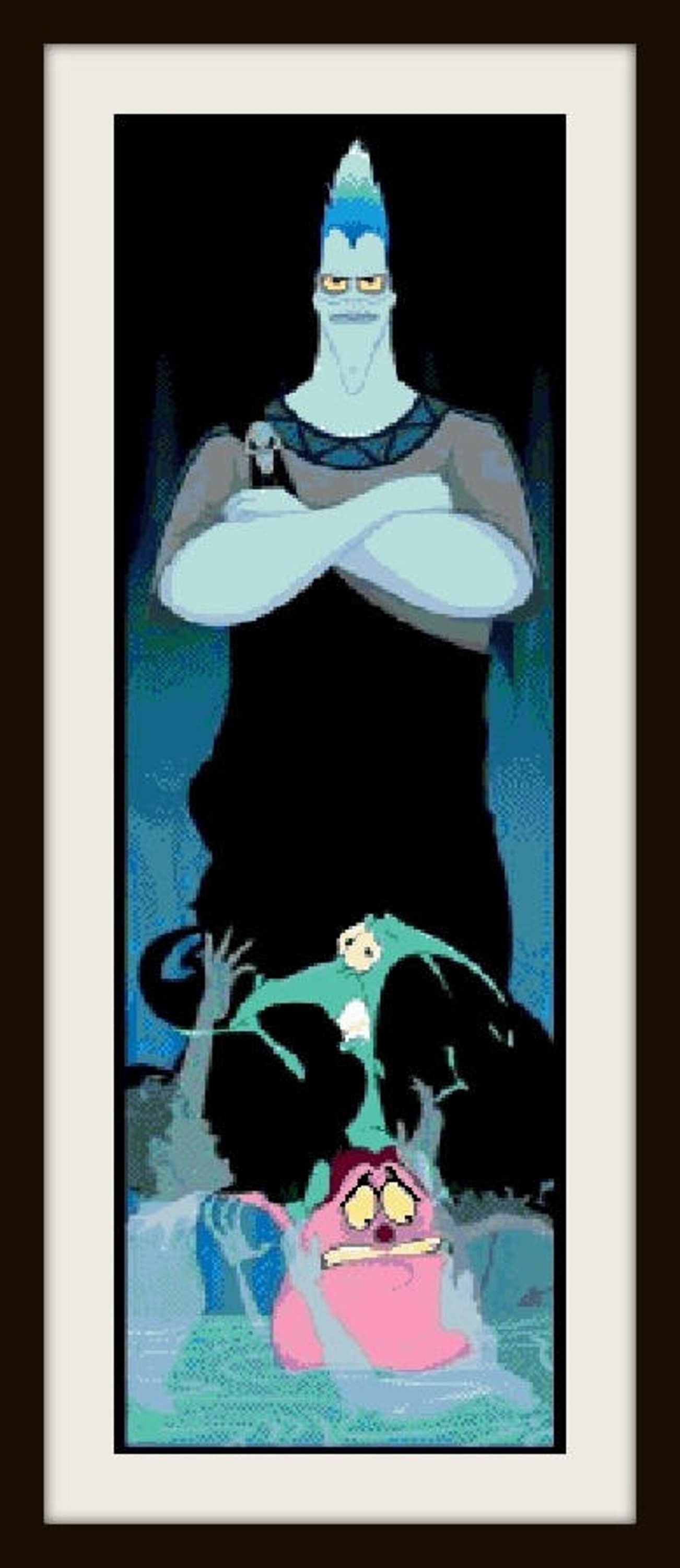 Haunted Mansion Hades Cross Stitch Pattern (digital Download) - Etsy