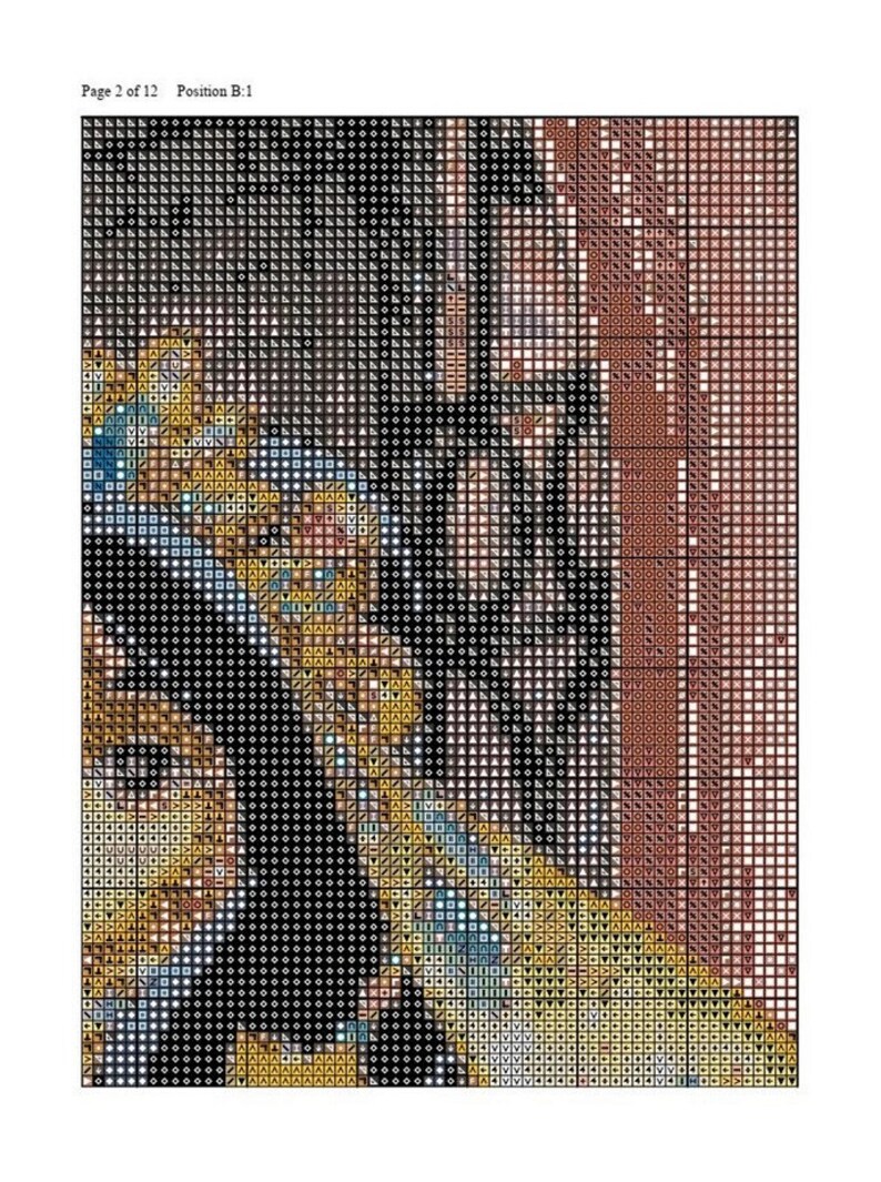 Jasmine Princess Cross Stitch Pattern, Tale Heroes (digital Download ...