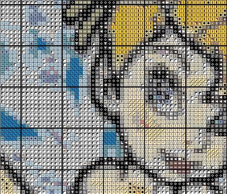 Tinkerbell Stained Glass Cross Stitch Pattern DIY Princess DIY | Etsy