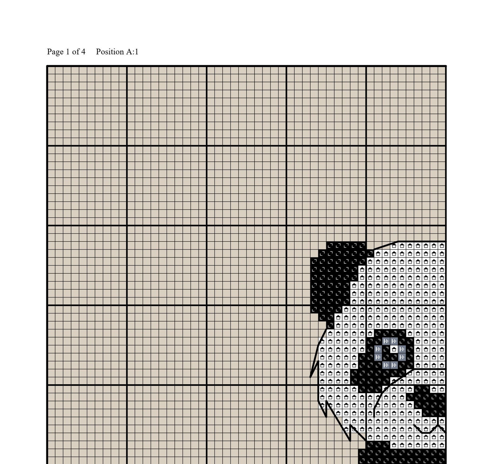 Cute Panda Cross Stitch Pattern, Jungle Animal Cross Stitch Pattern ...