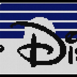 Logo Cross Stitch Pattern Cross Stitch Logo Kids Room Decoration Modern ...