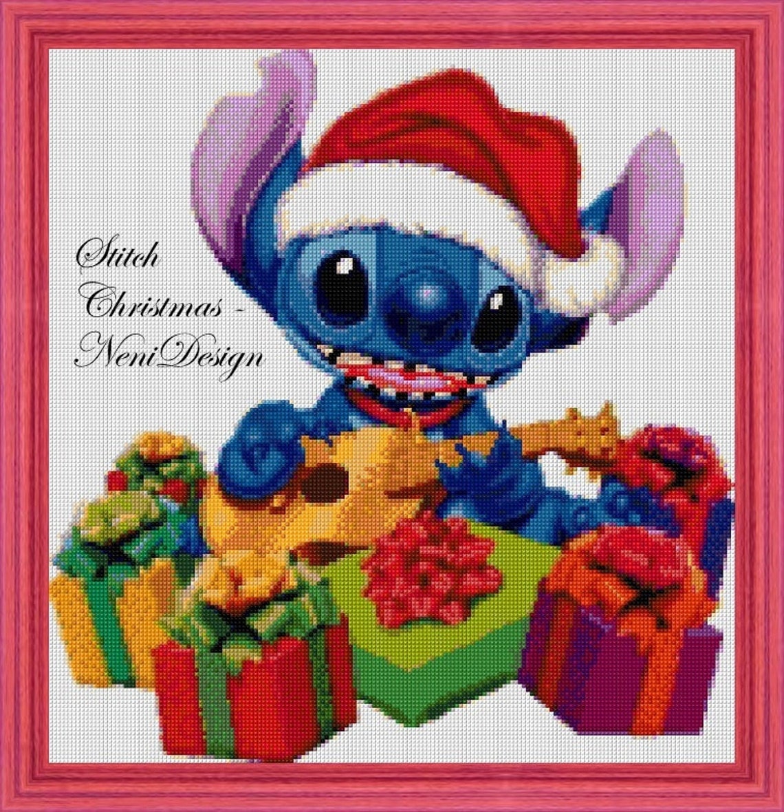 Stitch Christmas Cross Stitch Pattern Stitch Pattern Lilo - Etsy