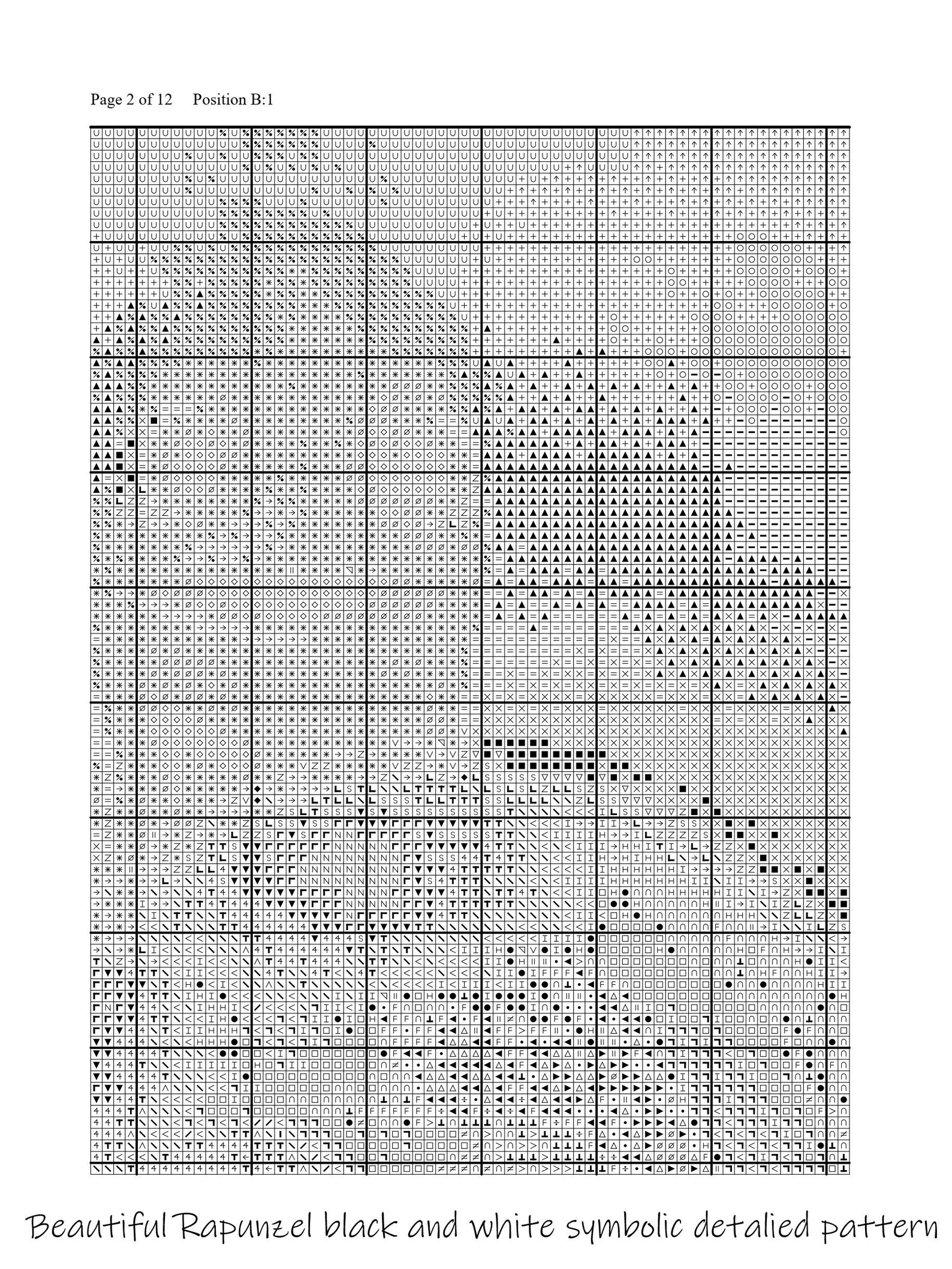 Beautiful Rapunzel Cross Stitch Pattern Rapunzel Cross Stitch - Etsy