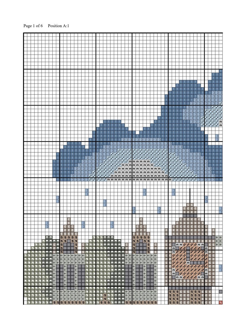 Cross Stitch Pattern Little London Modern London London Cross Stitch ...