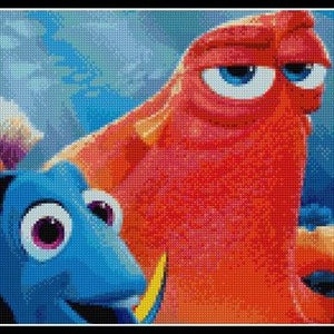 Finding Nemo and Octopus Cross Stitch Pattern Nemo Pattern Nemo Cross ...