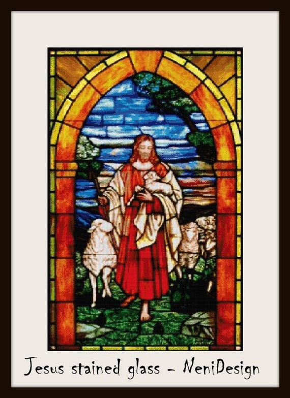 Jesus Stained Glass Patterns