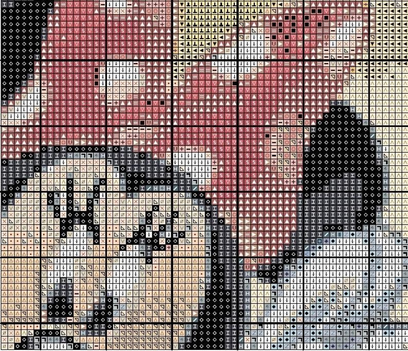 Minnie Mouse and Daisy Duck 2 Cross Stitch Pattern Kids Room Decoration ...
