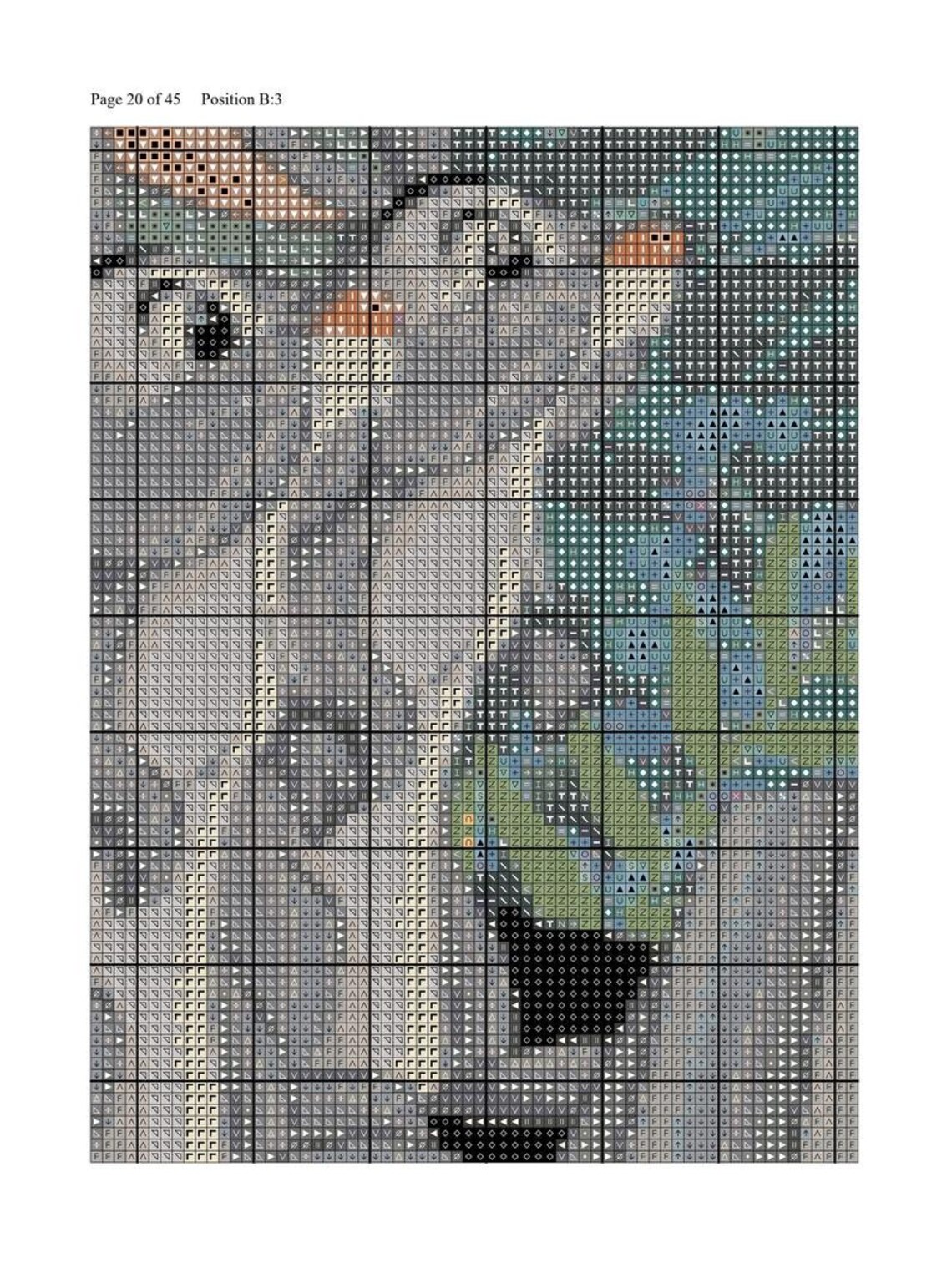 Aurora and Phillip Art Cross Stitch Pattern Aurora Pattern | Etsy