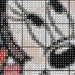 Minnie Stained Glass Cross Stitch Pattern DIY Minnie Mouse DIY Stained ...