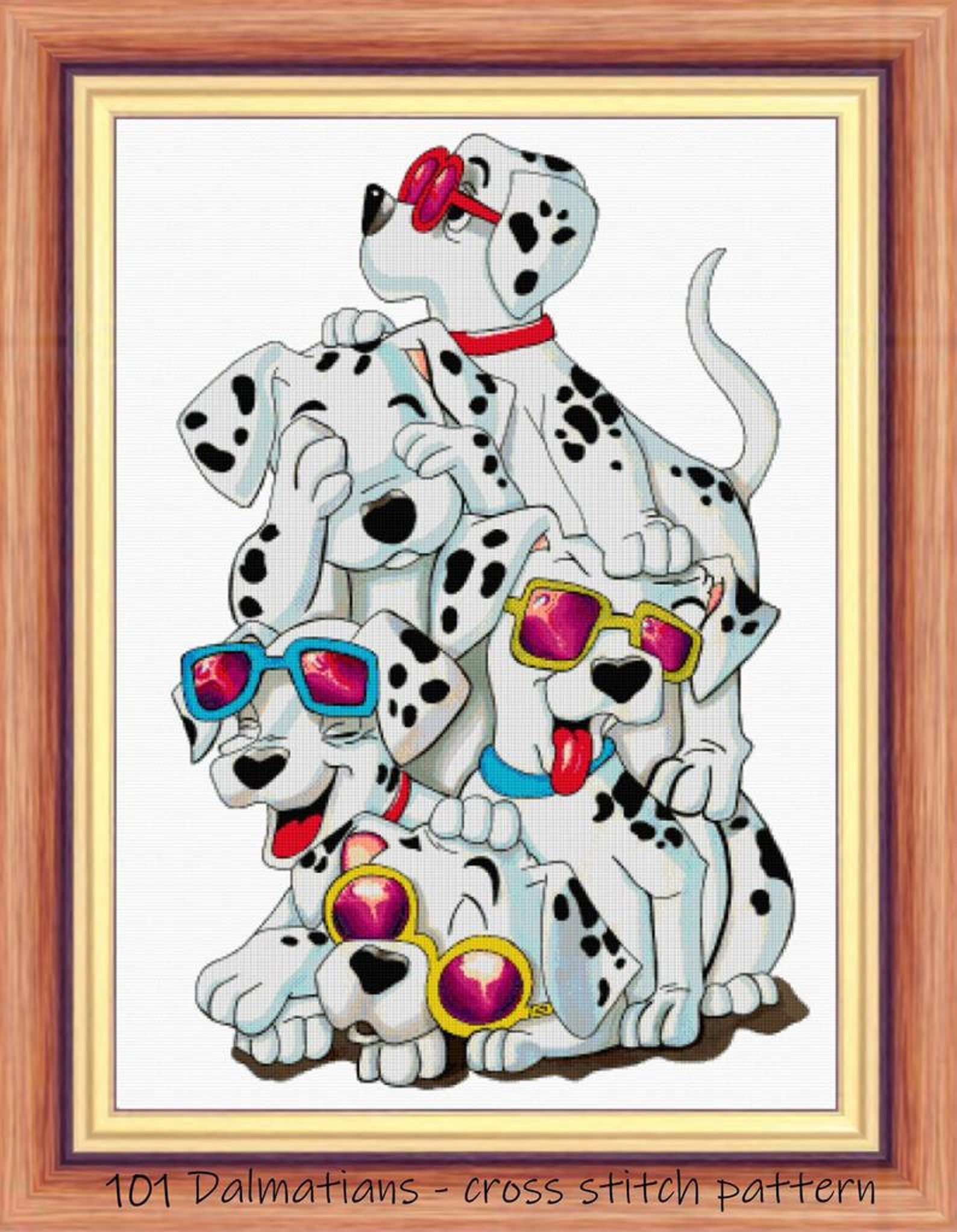 Cool 101 Dalmatians Cross Stitch Pattern DIY 101 Dalmatians - Etsy