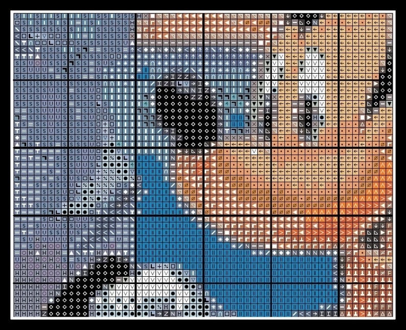 Mickey and Mickey Cross Stitch Pattern Mickey Cross Stitch Mickey Retro ...