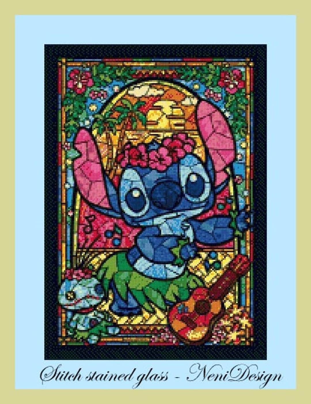 Cross Stitch Pattern Stitch Stained Glass Stained Glass Cross Stitch ...