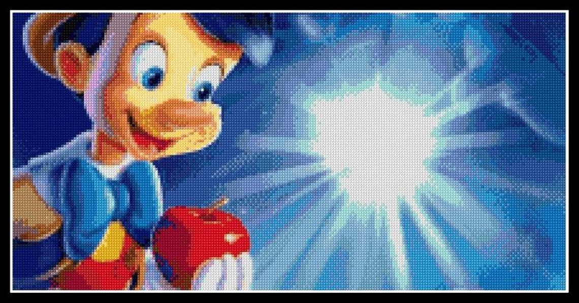 Pinocchio Tale Scene Cross Stitch Pattern DIY Pinocchio Tale Heroes ...