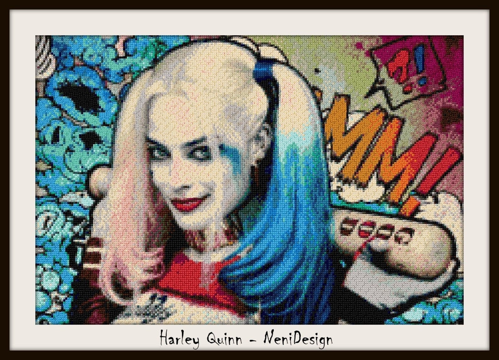 Harley Quinn Cross Stitch Pattern Harley Quinn Pattern DIY - Etsy UK