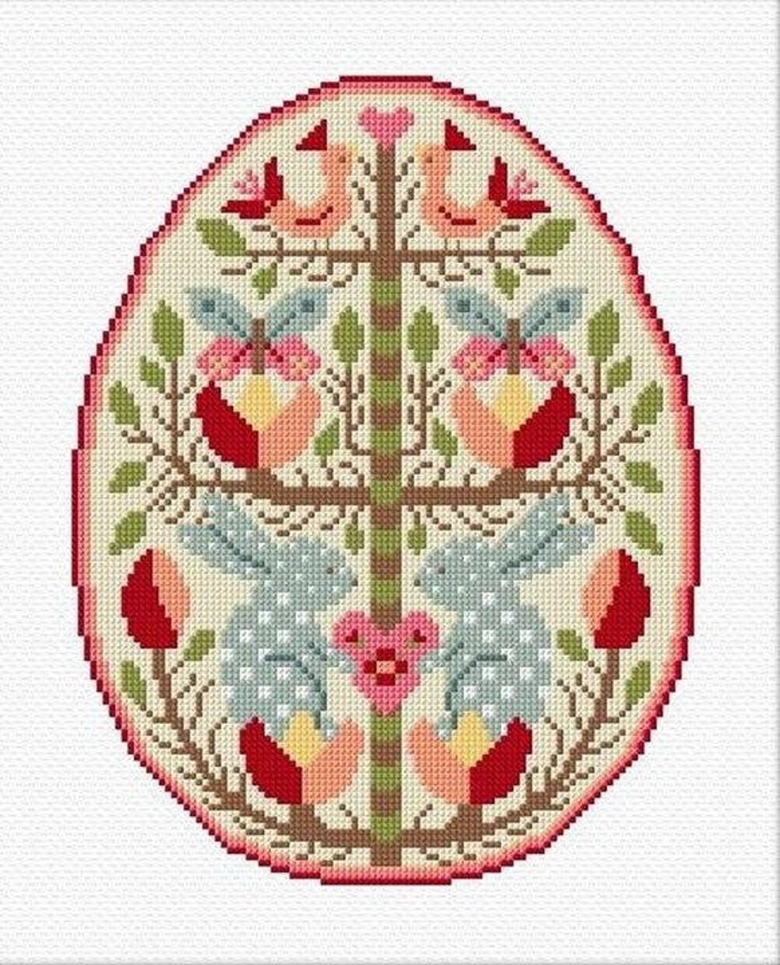 Easter pattern package cross stitch pattern easter cross | Etsy