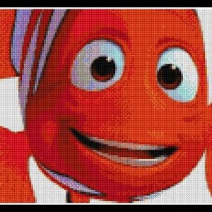 Finding Nemo 4 Nemo Cross Stitch Nemo Pattern Kids Room Decoration DIY ...