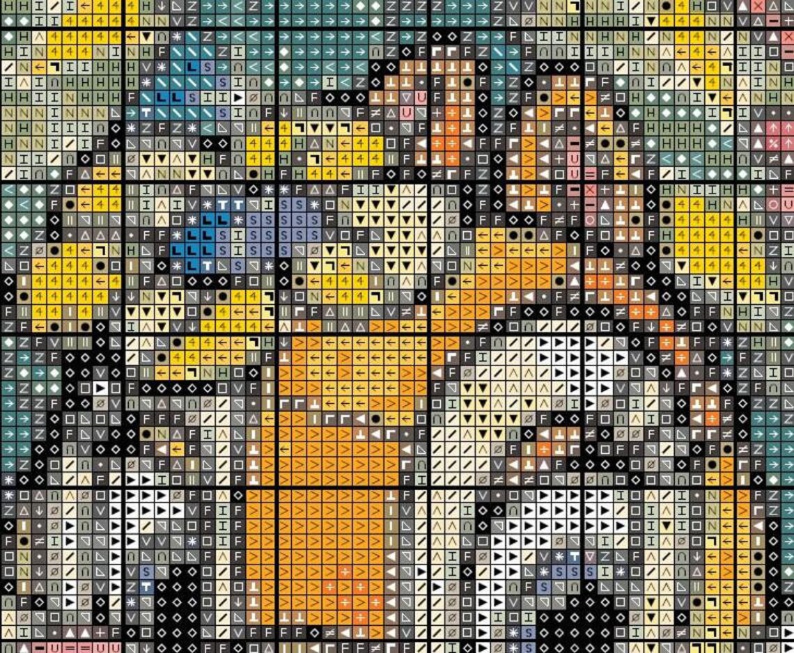 Chip and Dale Stained Glass 2 Cross Stitch Pattern Kids Room - Etsy