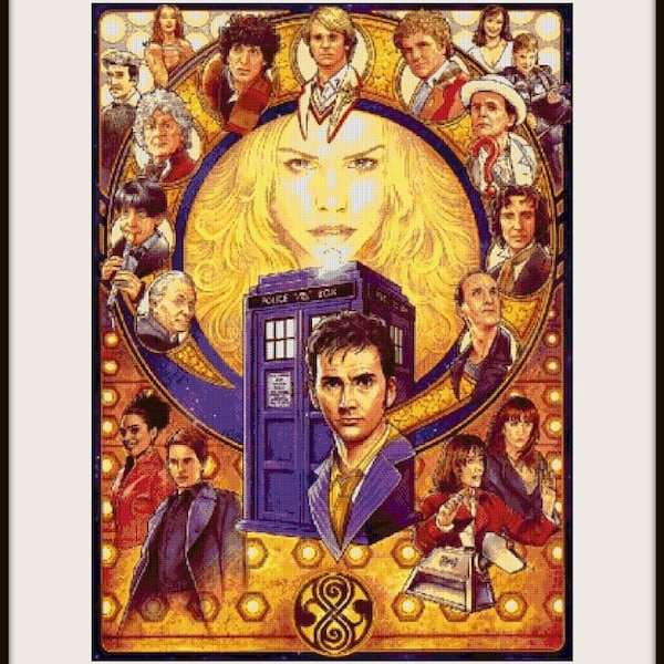 Doctor Who Cross Stitch Pattern - Etsy