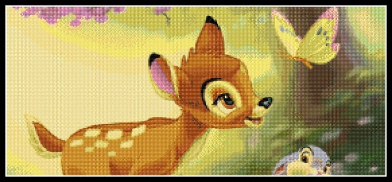 Bambi 4 Cross Stitch Pattern Bambi Cross Stitch Pattern Tale - Etsy