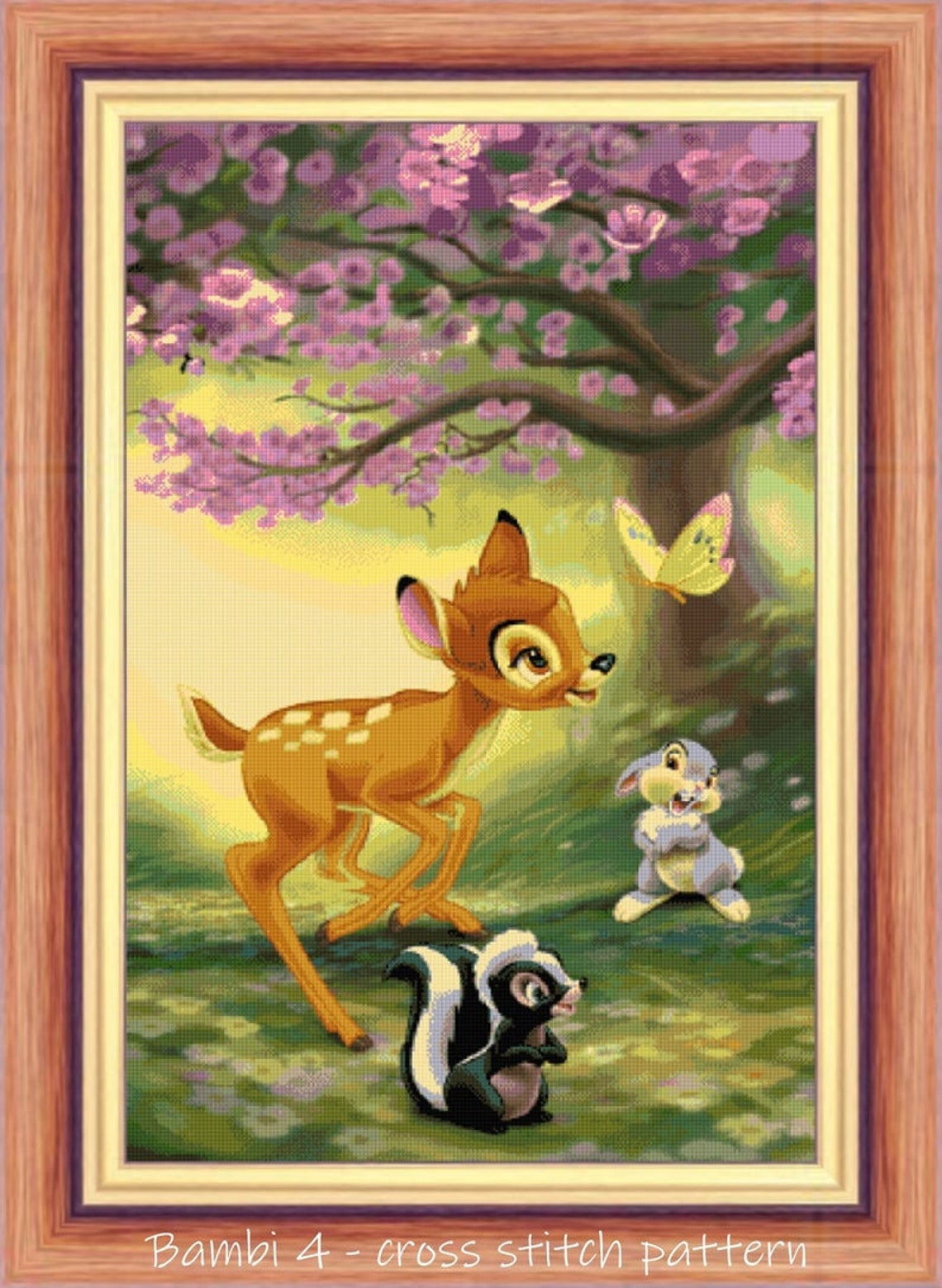 Bambi 4 Cross Stitch Pattern Bambi Cross Stitch Pattern Tale - Etsy
