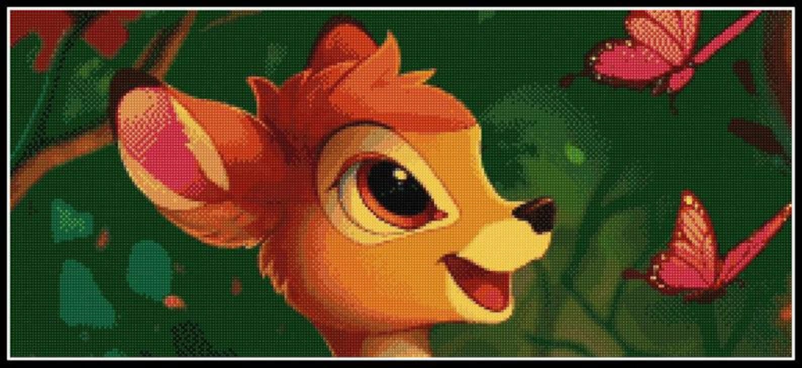 Bambi 3 Cross Stitch Pattern Bambi Cross Stitch Pattern Bambi - Etsy