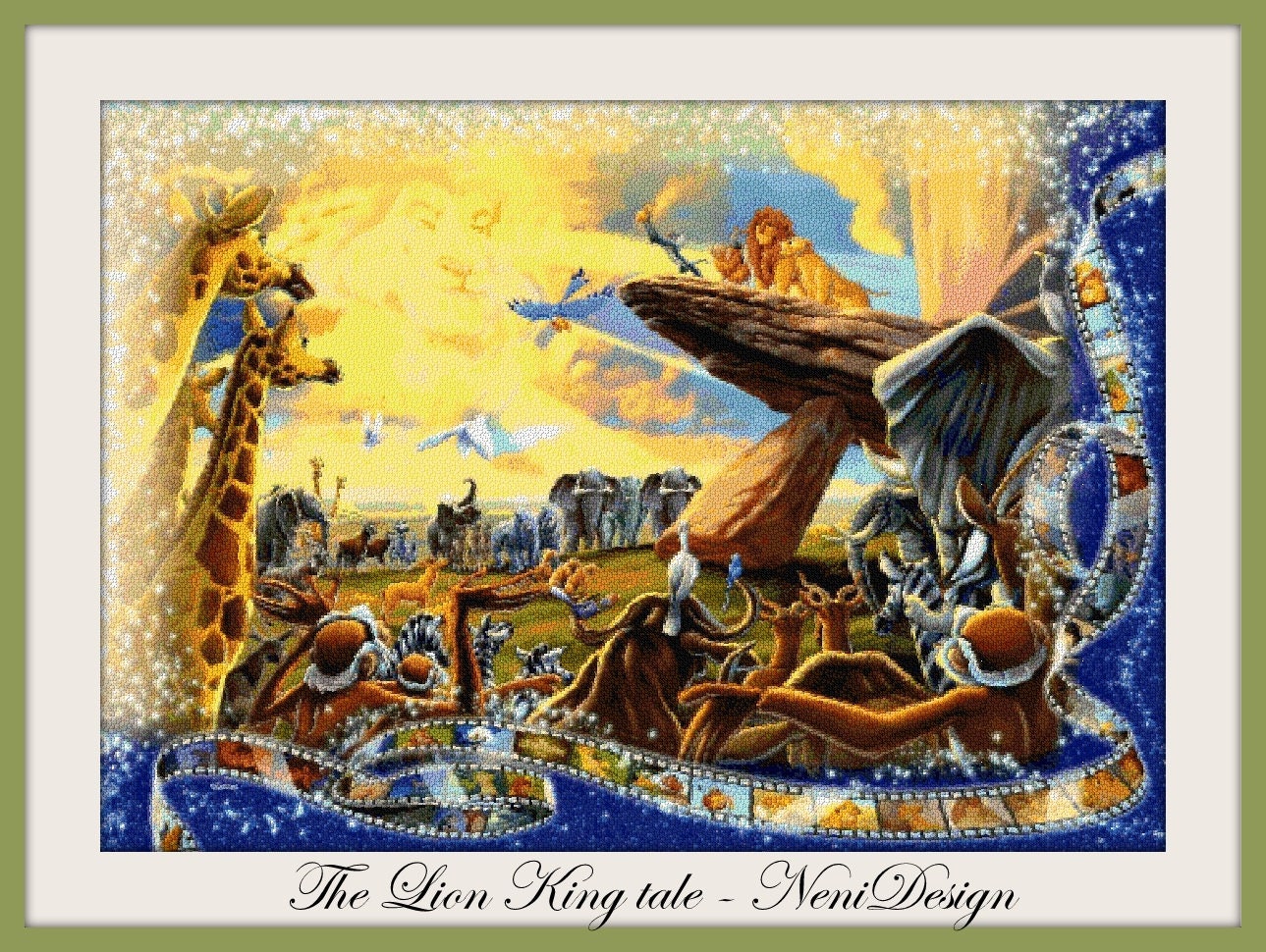 Wonderful Tale Scenes Cross Stitch Pattern Kids Room - Etsy