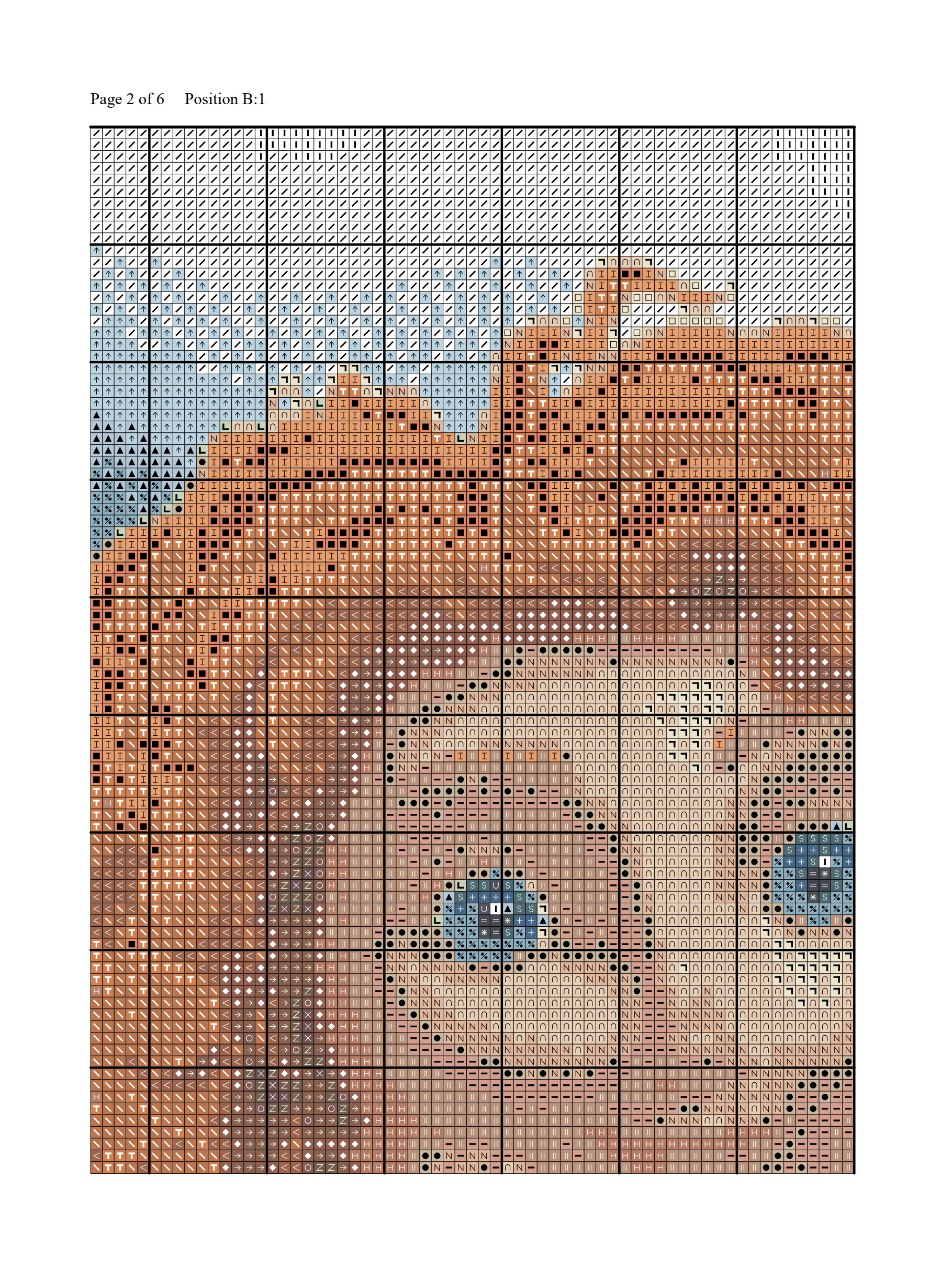 Merida Brave Portrait Cross Stitch Pattern DIY Merida Princess - Etsy
